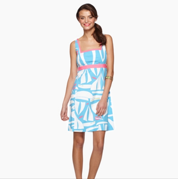 Lilly Pulitzer | Dresses | Lilly Pulitzer Addie Dress In Beach Club ...
